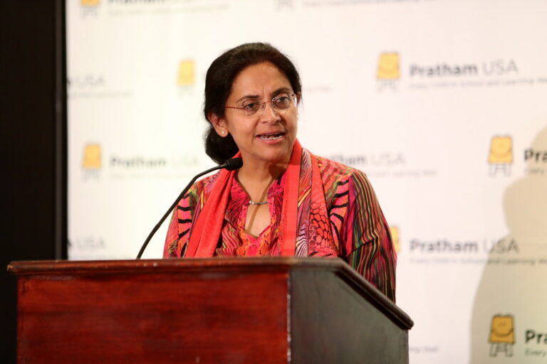Rukmini Banerji (CEO, Pratham Education Foundation) – Pratham